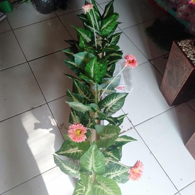 Jual Partisi Tanaman Tales Artificial Bunga Plastik | Shopee Indonesia