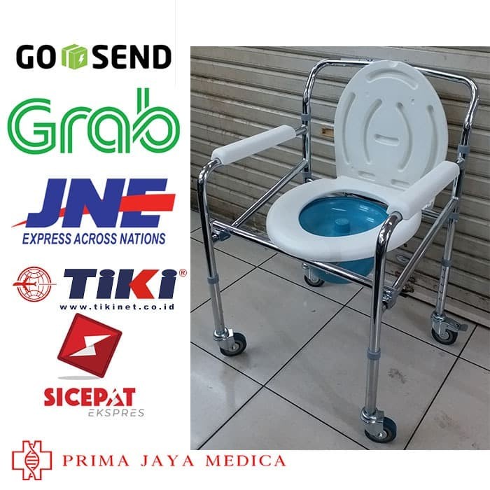 Jual Commode Chair Dengan Roda Sella. Kursi BAB & Mandi Sella. | Shopee ...