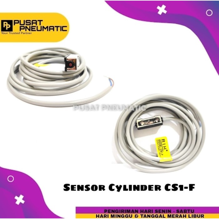 Jual CS1-F Sensor Cylinder Pneumatic Magnetic Reed Switch CS1 - F CS1F ...
