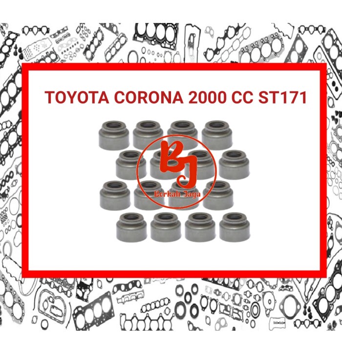 Jual Seal Klep Toyota Corona 2000 Cc Valve Seal Corona Absolute St171 ... Jual Seal Klep Toyota Corona 2000 Cc Valve Seal Corona Absolute St171 ...
