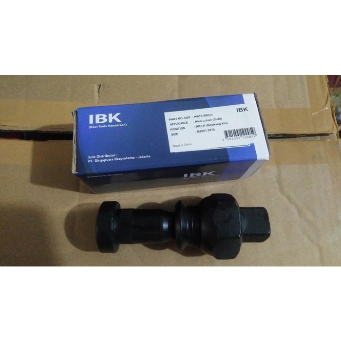 Jual Baut Roda Hub Bolt Truk Hino Lohan Jumbo Suri Belakang Kiri IBK ...