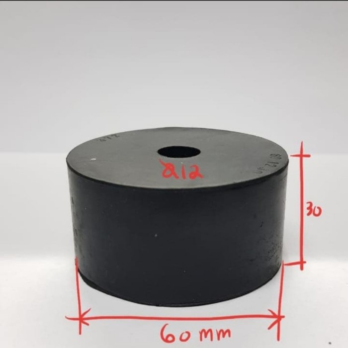 Jual karet mounting / rubber mounting 60mm x 30mm x 12mm serbaguna ...