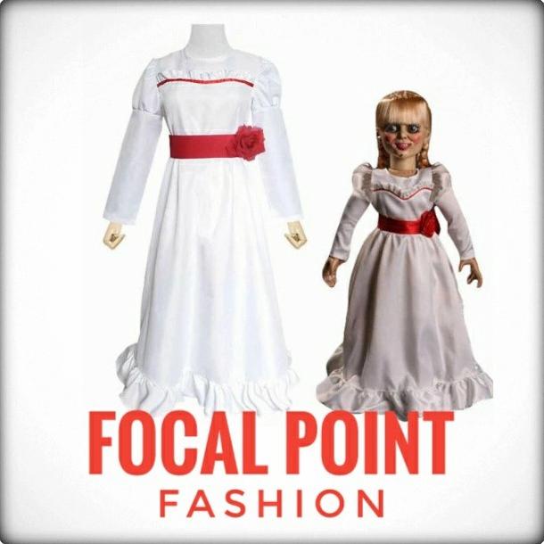 Jual kostum Annabelle anak horror movie Halloween costume | Shopee ...