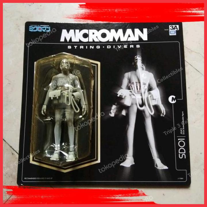 Jual (TRI) ACTION FIGURE 3A THREEA TAKARA TOMY 1/12 MICROMAN STRING DIVERS SD01 | Shopee Indonesia