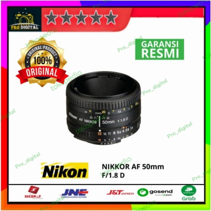 Jual Nikon Lensa AF 50mm f1.8D AF 50 mm 1.8 D / Lensa Nikon 50mm f1.8 D | Shopee Indonesia