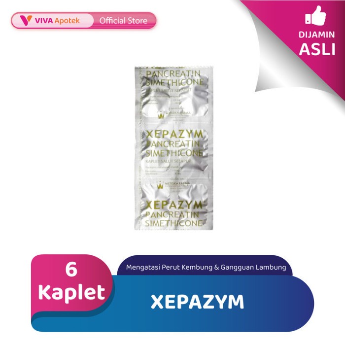 Jual Xepazym Mengatasi Perut Kembung & Gangguan Lambung (6 Kaplet ...
