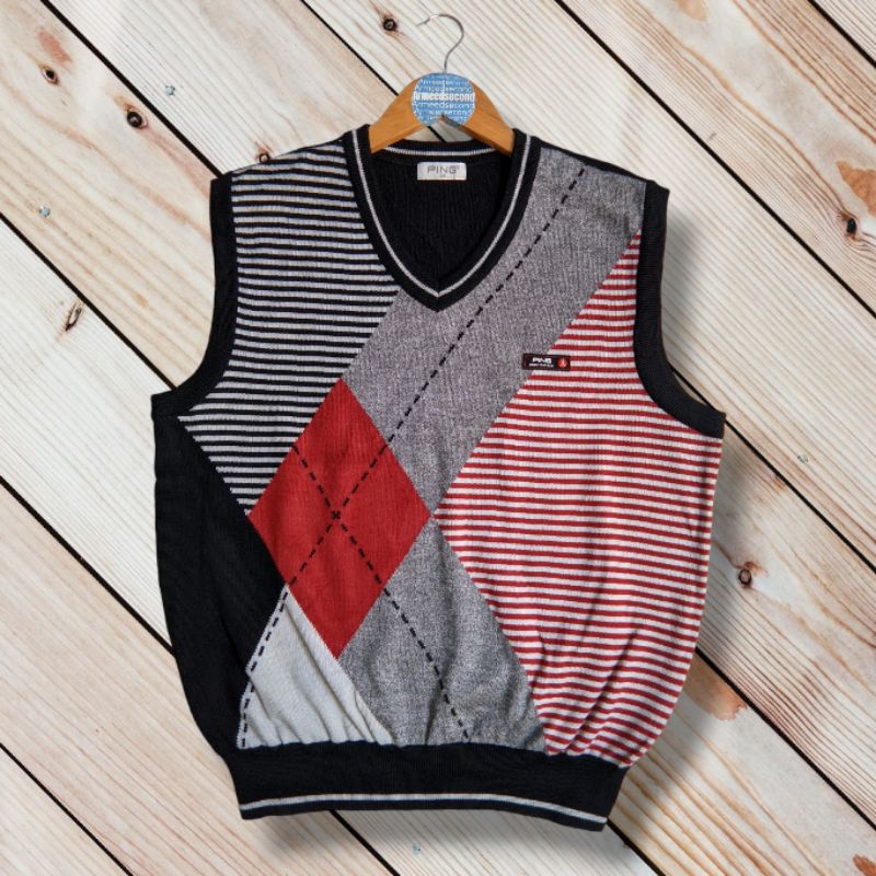 Jual ROMPI RAJUT PING VEST RAJUT KNITWEAR PRIA WANITA ROMPI PRIA ...