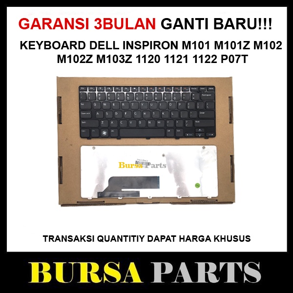 Jual Keyboard Laptop Dell Inspiron M101 M101z M102 M102Z M103Z 1120 1121 1122 P07T | Shopee ...