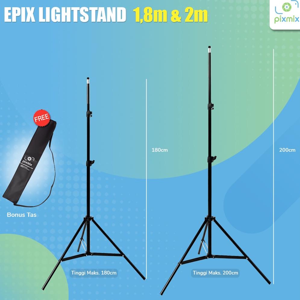 Jual Light stand 2M - LIGHT STAND TINGGI 2 METER | Shopee Indonesia