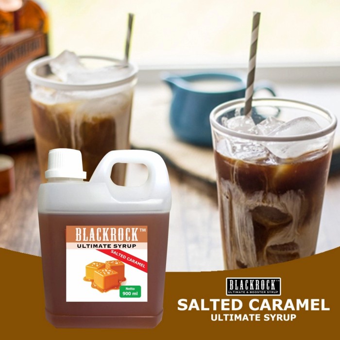 Jual Salted Caramel Blackrock Ultimate Syrup 900 ml | Shopee Indonesia