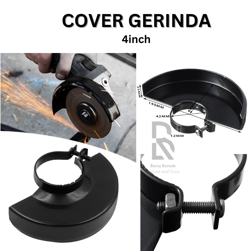 Jual COVER Pelindung Mesin Gerinda Tangan 4 Inch Hitam | Shopee Indonesia