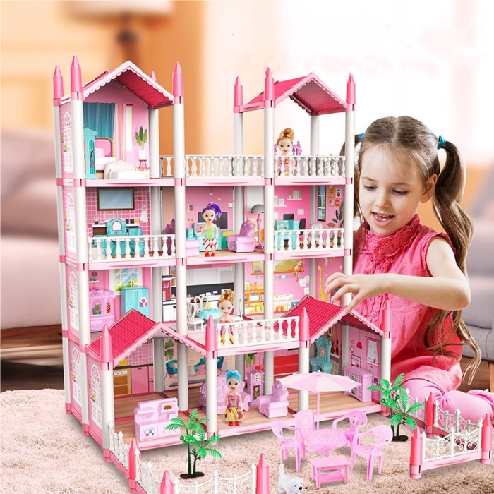 Jual Princess Edukasi Mainan Perempuan Perempuan Rumah Barbie Mainan ...