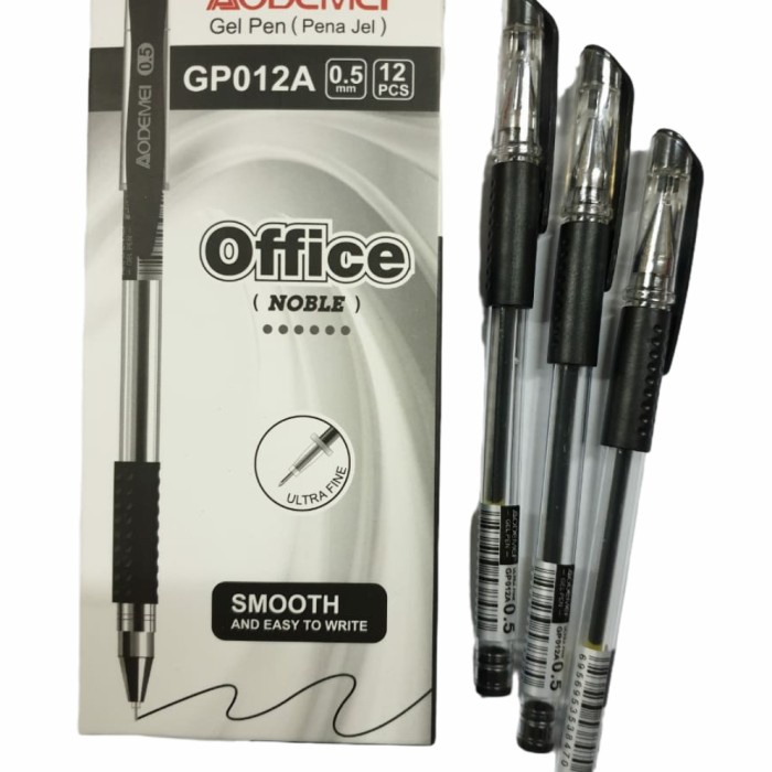 Jual Pulpen Gel Pen Office Aodemei 0.5mm (1 Lusin) | Shopee Indonesia