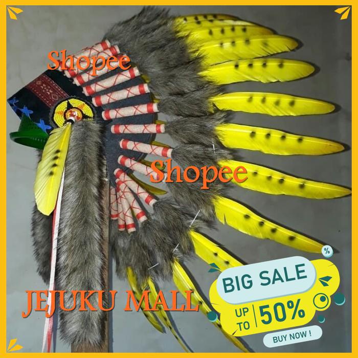 Jual TOPI INDIAN / TOPI SUKU INDIAN BARU BULU ANGSA KUALITAS TINGGI ...