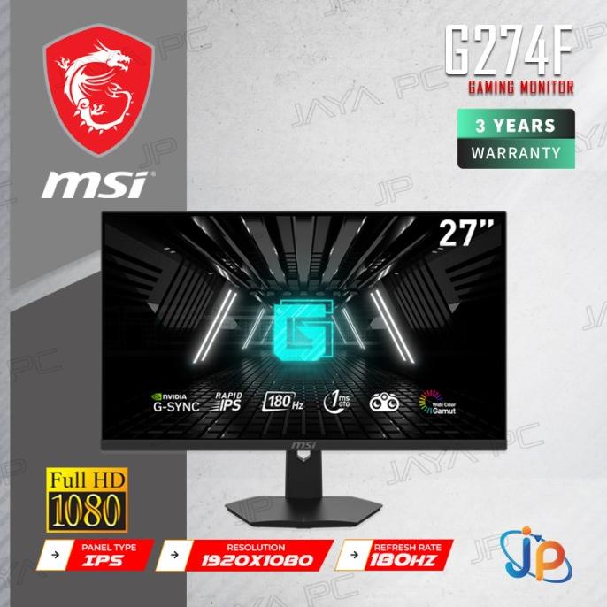 Jual HARGA TERMURAH !!! Monitor MSI LED IPS G274F - Full HD 27" Inch ...