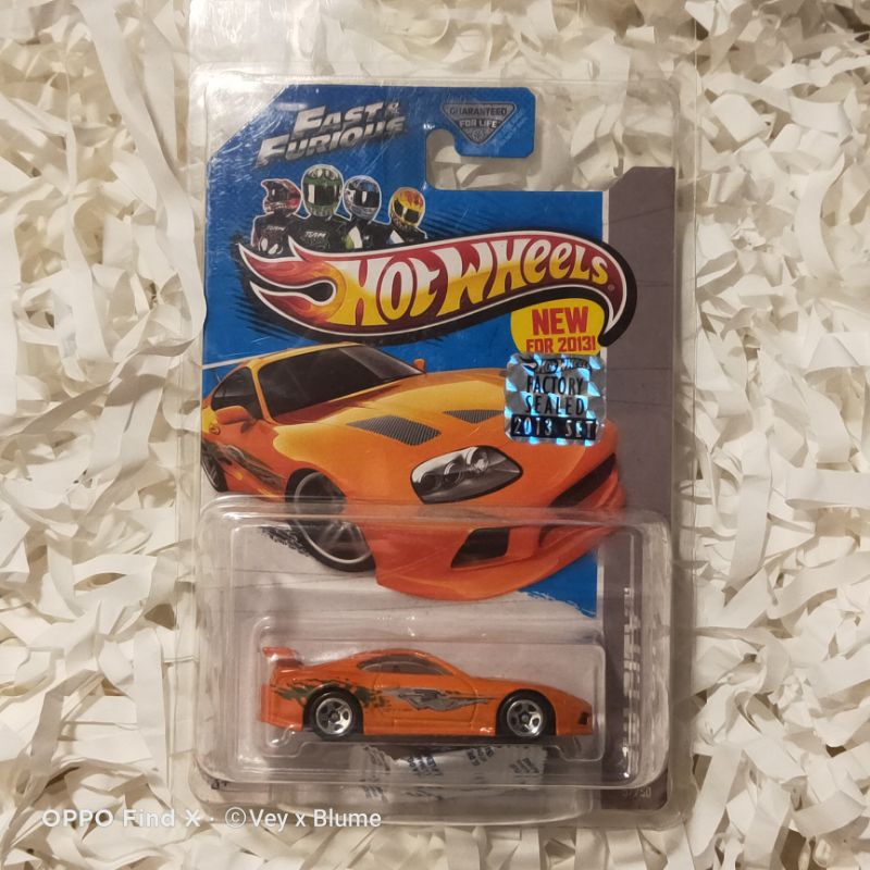 Jual hotwheels toyota supra mk4 orange fnf factory sealed fs ff brian ...