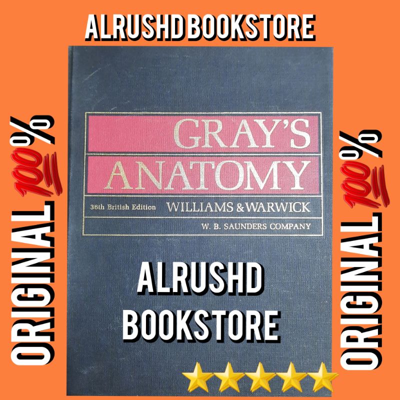 Jual Buku (ORI 100%) GRAY'S ANATOMY > Williams/Warwick | Shopee Indonesia