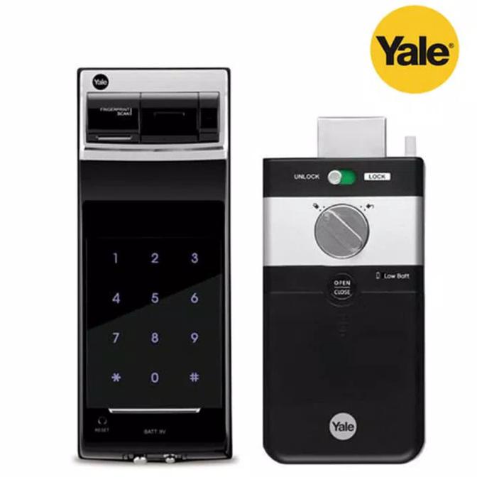 Jual Digital Door Lock Yale YDR4110 (Rimlock Biometric Digital Lock-ORI ...