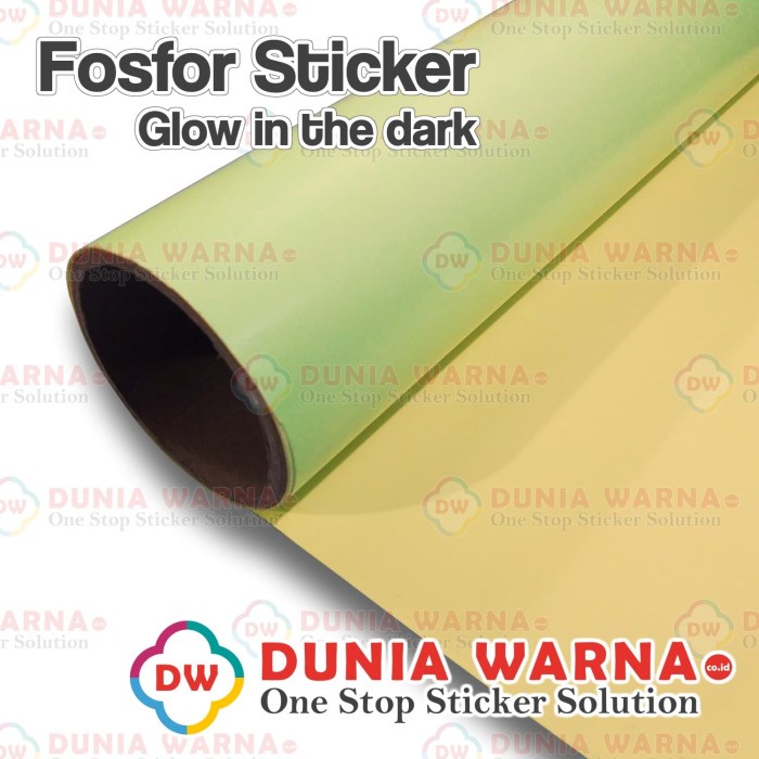 Jual Sticker Fosfor Glow In Dark Pendar Simpan Cahaya Lembaran 120 X 50 ...