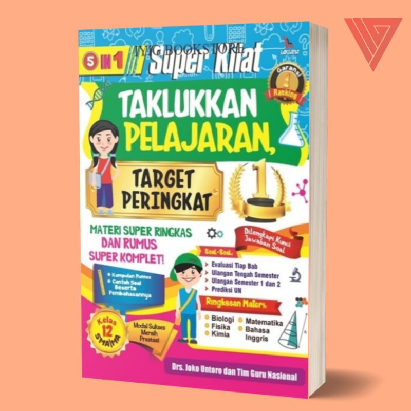 Jual Iyig - Buku Super Kilat Taklukkan Pelajaran, Target Peringkat 1 Kelas 12 Sma/Ma - Laksana ...