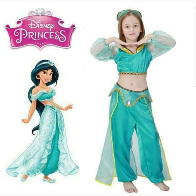 Jual Arabian Jasmine Aladin Arab Costume Cosplay Anak Haloween Kostum ...