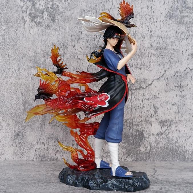 Jual Itachi Uchiha Akatsuki Action Figure Naruto Mr J Studio Glifshop ...