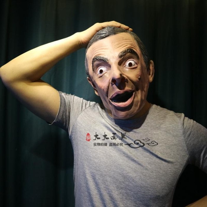 Jual topeng mr bean mister bin lucu funny karakter pria halloween ...