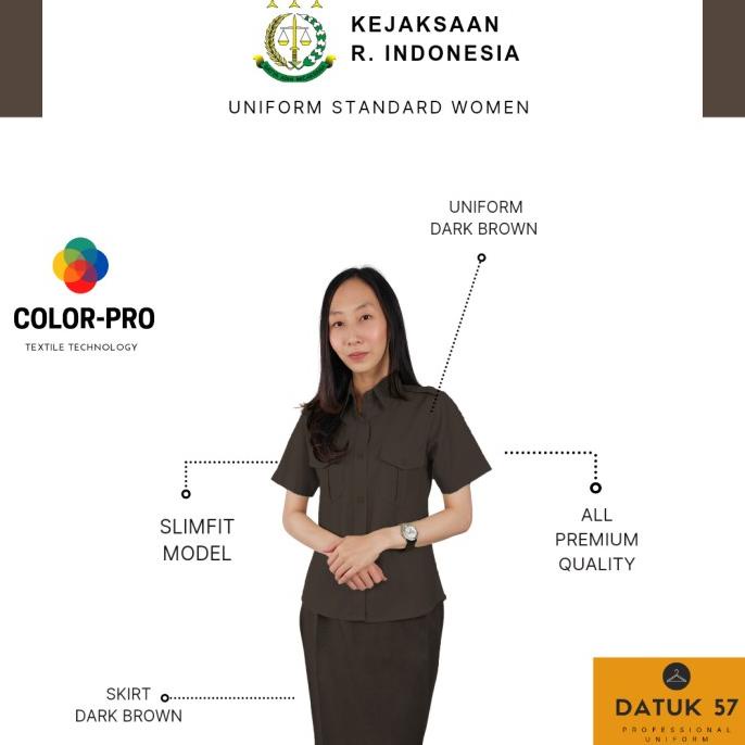 Jual Seragam Kemeja Pdh Dinas Kejaksaan Ri Republik Indonesia Wanita ...