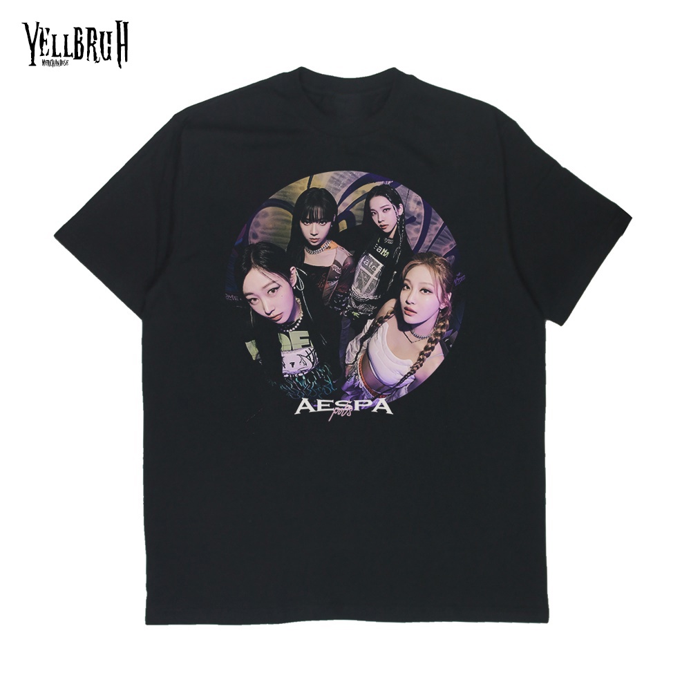 Jual Tshirt Aespa Pobs Globe Vintage Merchandise Yellbruh | Shopee Indonesia