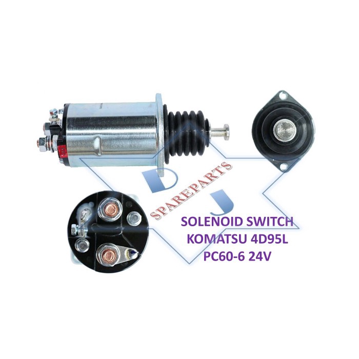 Jual Solenoid Switch Komatsu 4D95L Pc60-6 24V KodeBr09 | Shopee Indonesia