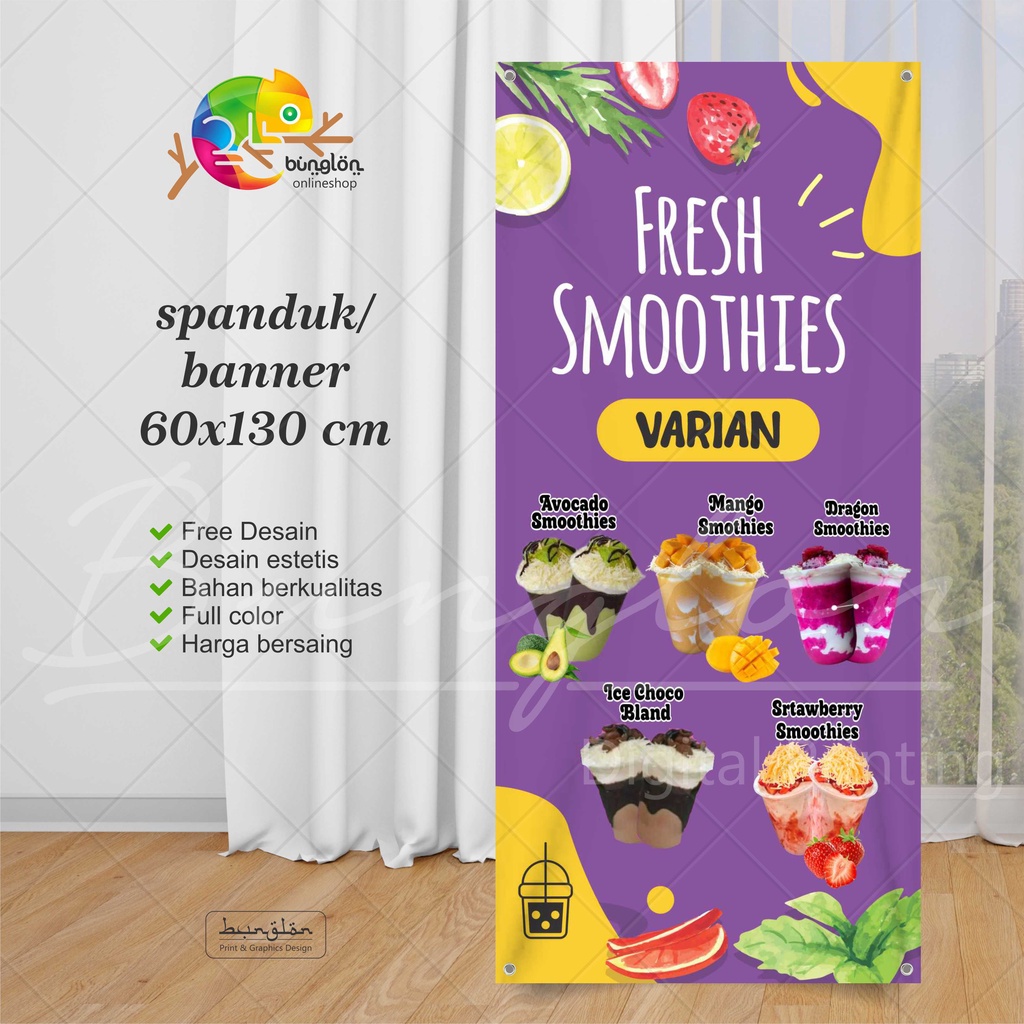 Jual Spanduk Banner Es Smoothies, Smoothies Fruits Murah Berkulitas | Shopee Indonesia