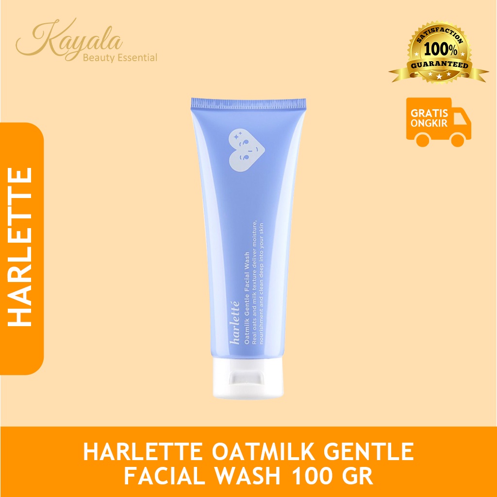 Jual HARLETTE OATMILK GENTLE FACIAL WASH 100 GR | Shopee Indonesia