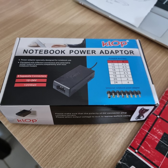 Jual adaptor laptop multi 12v - 24v 5a , adaptor universal | Shopee ...