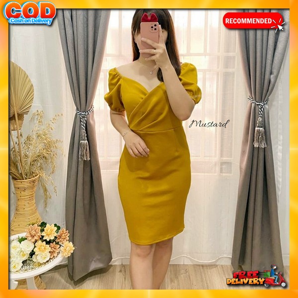 Jual Driss Lengan Pendek Baju Ketat Cewek Dres Gaya Korea Dress Cwek Pesta Dresd Seksi Prempuan ...