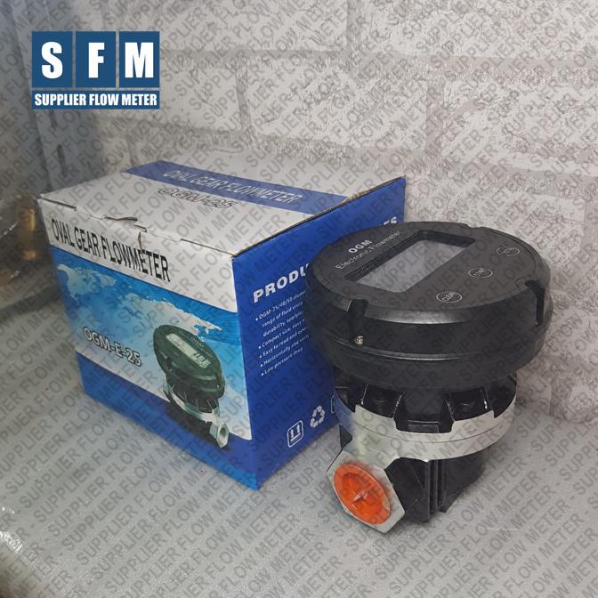 Jual Flow Meter 1 Inch Ogm Digital - Oval Gear Flowmeter Digital Dn25 ...