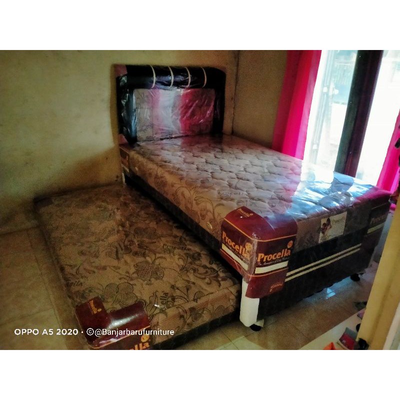 Jual Bed Sorong / Springbed 2IN1 By PROCELLA | Shopee Indonesia