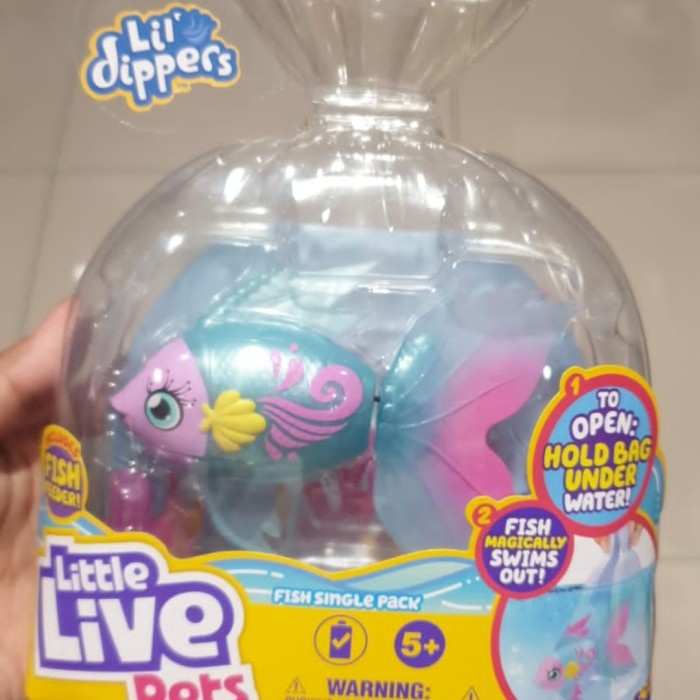 Jual Baru Little Live Pets Fish Single Pack Lil Dippers Original Moose ...