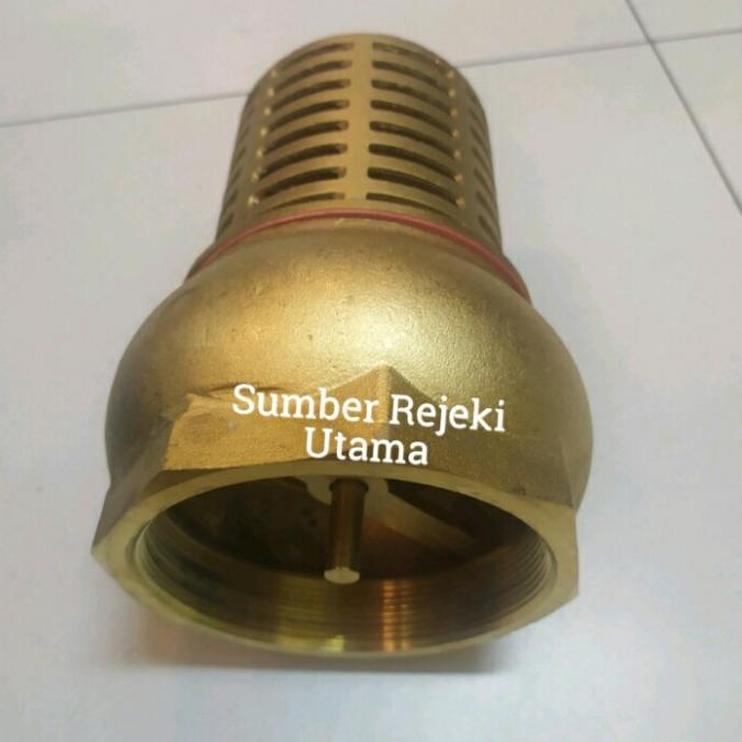 Jual Foot Valve Full Brass Kuningan 2"Inch | Shopee Indonesia
