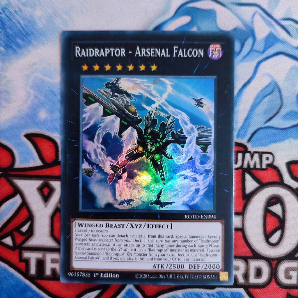 Jual yugioh raidraptor arsenal falcon ROTD super rare 1st original ...