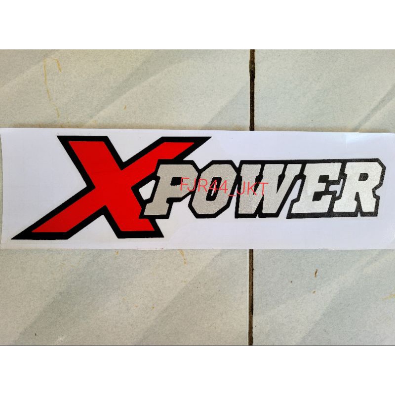 Jual sticker stiker x power hino 300 dutro / stiker sticker xpower hino ...