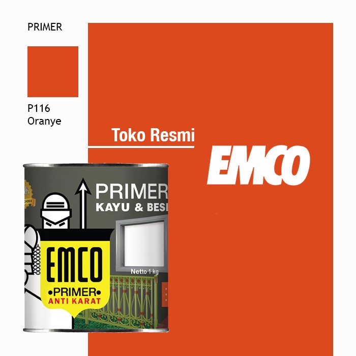 Jual Promo Primer Besi Anti Karat Emco Pkb - 1Kg Cat Dasar | Shopee Indonesia