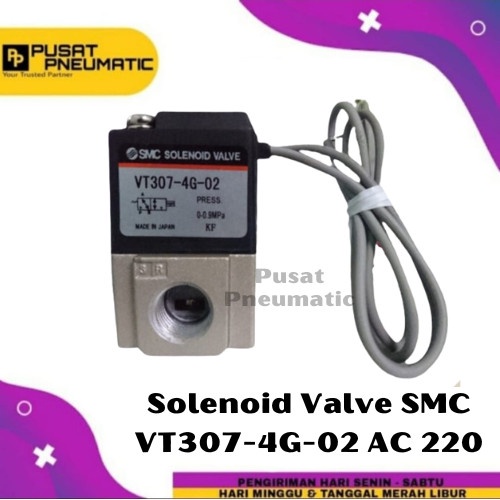 Jual Terbaru Solenoid Valve Smc Vt307-4G-02 Selenoid Valve Vt 307 4G 02 ...