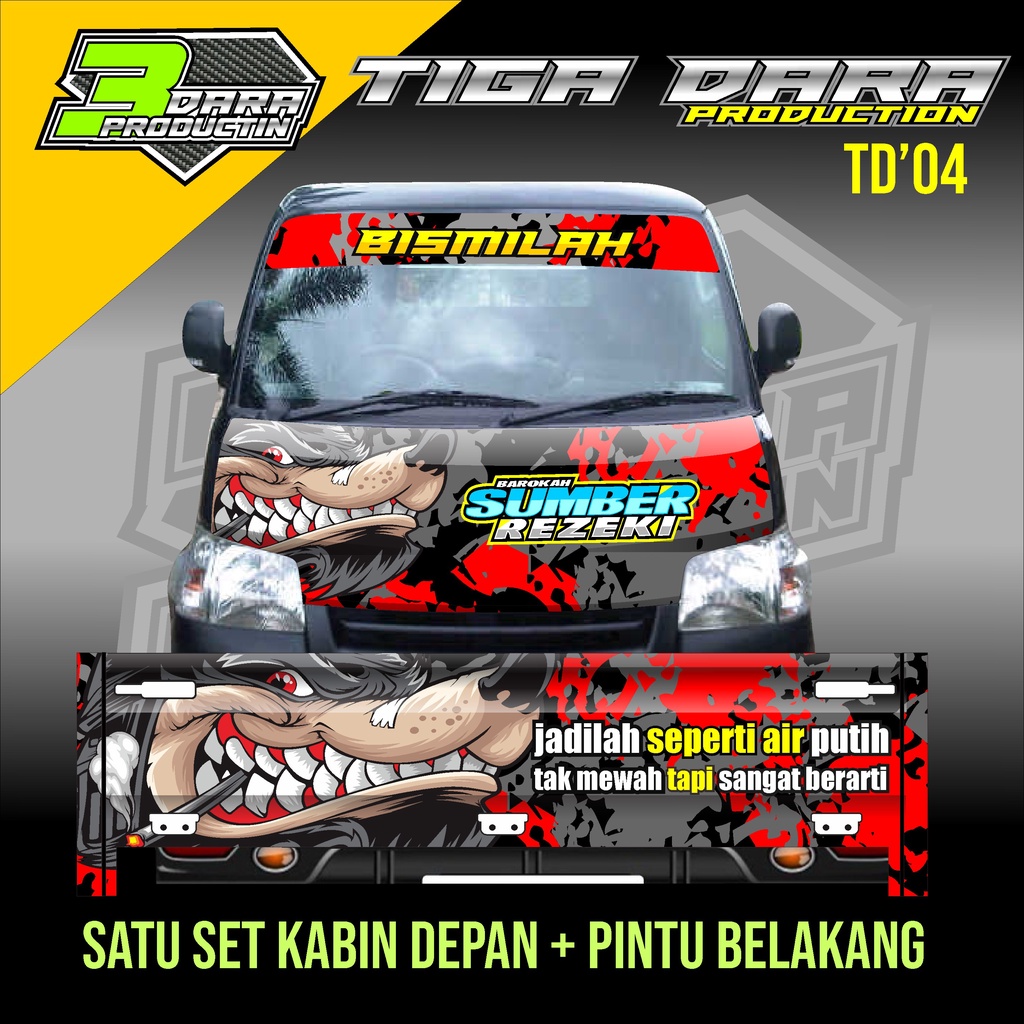 Jual STIKER DECAL KABIN GRANDMAX STIKER KACA GRANDMAX STIKER PINTU ...
