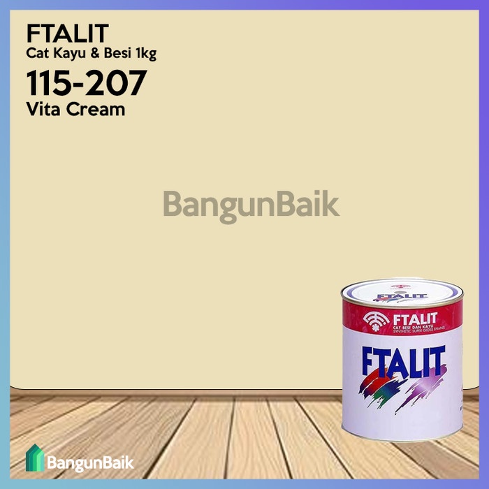 Jual Kansai FTALIT 207 Vita Cream 1kg / Cat Kayu dan Besi FTALIT 115 ...