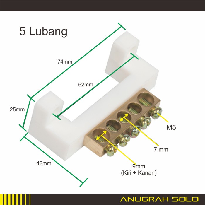 Jual Terminal Grounding Busbar dengan Isolasi Terminal Arde Terminal ...
