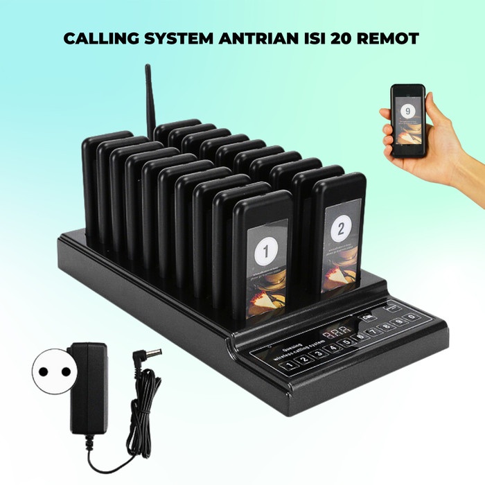 Jual Guid Wireless Calling System Pemanggil Customer Untuk Area Food ...