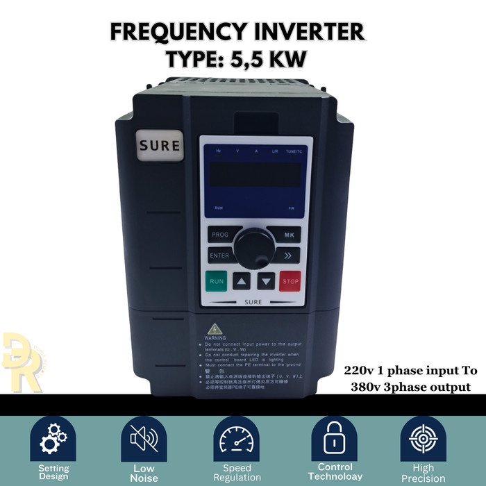 Jual Ori Inverter Variable Sure Inverter 1 Phase 220 V To 380 V 3 Phase ...