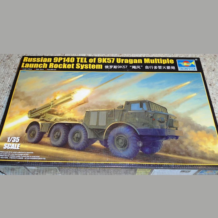 Jual New 1/35 Trumpeter 9P140 Tel Of 9K57 Russian Uragan Mlrs Model Kit ...