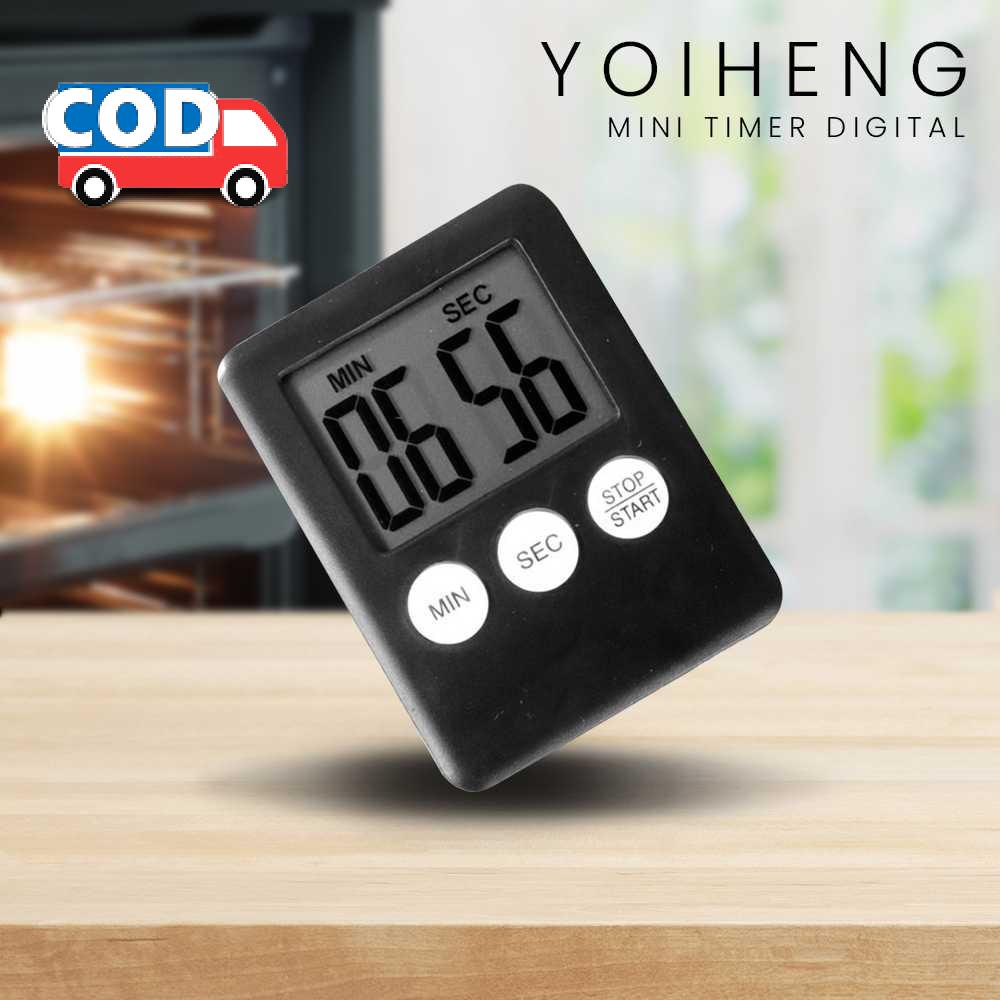Jual Timer Digital Dapur Mini LED Penghitung Waktu Masak Countdown Alarm Clock | Shopee Indonesia