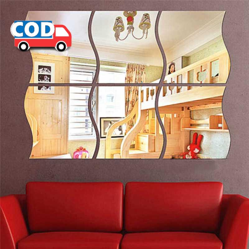 Jual Stiker Cermin Akrilik Dekorasi Dinding Sticker Wallpaper Tembok ...